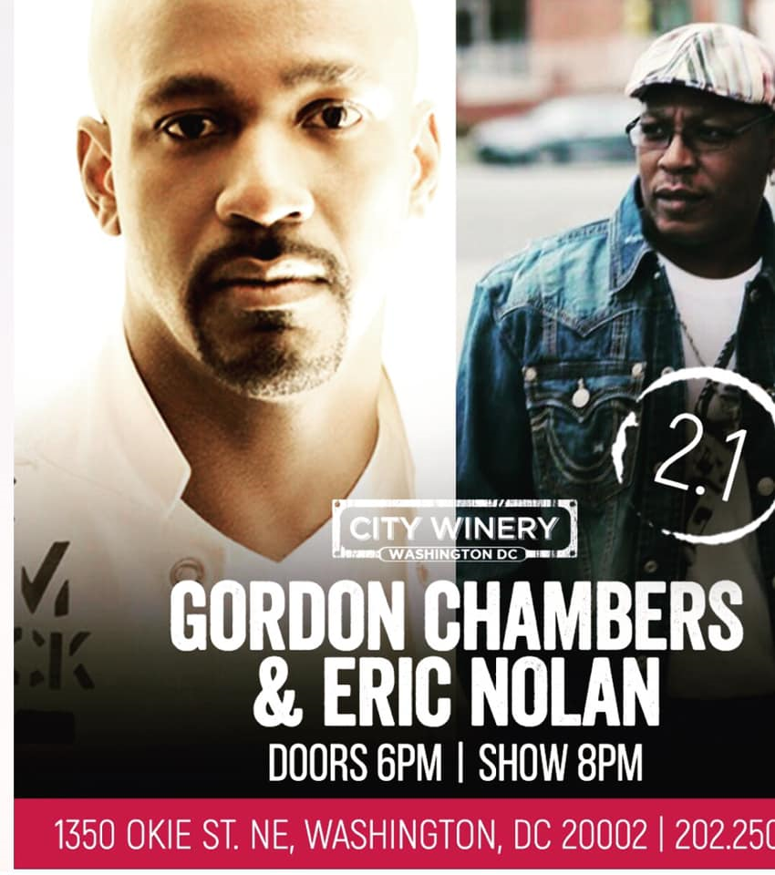 DC 2/1/19: Gordon Chambers ’90 & Eric Nolan at City Winery